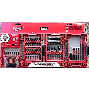 MILWAUKEE SHOCKWAVE 70-Piece Impact D