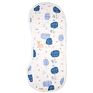 Babykinique - Pack of 3 Baby Burp Cloths Muslin Towels for Burping Newborn Boy or Girl, Large Thick and Soft Absorbent Comfy Cotton Bibs/Spit Up Rags (Size 21x10” Inch,53 x 24cm) Ideal Gift Item