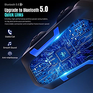 FODSPORTS Motorcycle Bluetooth Headset FX4 Pro 1200m Helmet Intercom,4 Riders Motorcycle Bluetooth Intercom,Universal Bluetooth Helmet Headset Communication System FM/Hard &Soft Mic/Waterproof/3Pack