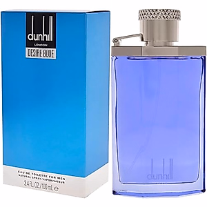 Dunhill Desire Blue Eau de Toilette Cologne Spray For Men, 3.4 Fl. Oz