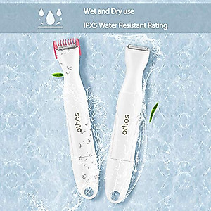 othos Multi-Functional Electric Trimmer Kit for Women, Bikini Trimmer, Nose & Eyebrow Trimmer, Foil Shaver All in One Device, Wet and Dry use, Waterproof, AA Battery Operated (Included)