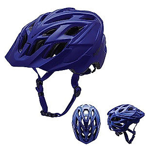 Kali Protectives Chakra Solo Half Size Cycling Helmet, Solid Blue, L/XL