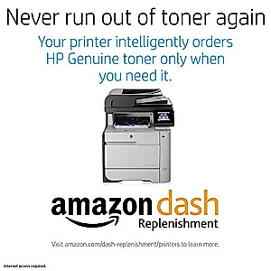 HP M476dw Wireless Color Laser Multifunction Printer with Scanner, Copier, Fax, Amazon Dash Replenishment Ready (Discontinued by Manufacturer), (CF387A) (Certified Refurbished)
