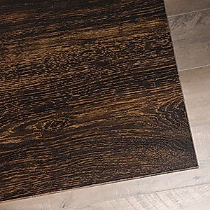 Sauder Barrister Lane Storage Credenza, for TVs up to 70", Iron Oak finish