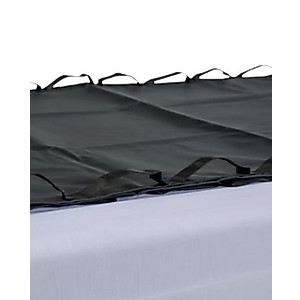 Patient Aid 78" x 28" Reusable Slide Sheet with Ergonomic Handles for Positioning, Turning, and Moving Patients Up to 500 lbs, Strong and Comfy Nylon Fabric Patient Transfer Sheet (Pack of 1)