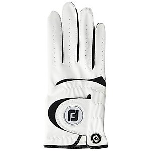 FootJoy Junior Golf Glove, White Medium/Large, Worn on Right Hand