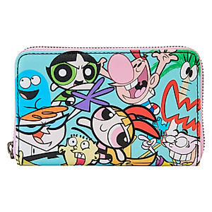 Loungefly Cartoon Network Retro Collage Zip Around Wallet