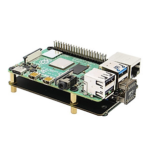 Geekworm for Raspberry Pi 4 mSATA SSD Adapter X857 V2.0, mSATA SSD Expansion Board USB3.0 Module Compatible with Raspberry Pi 4 Model B UASP Supported ONLY
