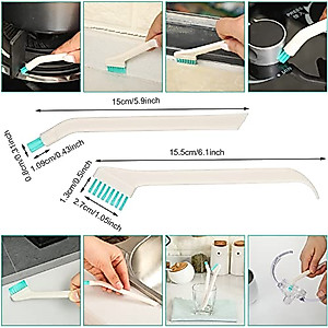 16 Pcs Small Household Cleaning Brushes Deep Detail Crevice Cleaner Brush Set Crevice Cleaning Tool 8 in 1 Detail Cleaning Brush Bottle Cap Brush for Small Holes Corner Space Keyboard Bottle Tile