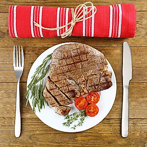 Parlynies 60 Pieces Stainless Steel Flatware Sets, Kitchen Silverware Cutlery Set, Service for 12