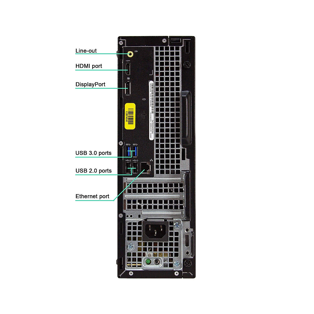 Dell OptiPlex 3040 - SFF Intel Core i5-6500 3.2GHz, 16 GB RAM, 256 GB Solid State Drive, DVDRW, Windows 10 Pro 64bit, (Renewed)
