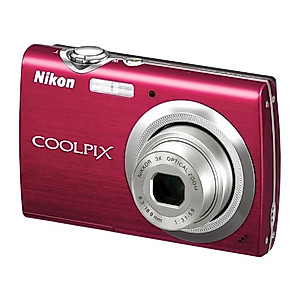 Nikon Coolpix S230 10MP Digital Camera with 3x Optical Zoom and 3 inch Touch Panel LCD (Gloss Red)
