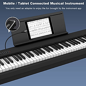 AreMe 2 Pack USB B to USB C Adapter, 90 Degree Right Angle Type C Female to MIDI Converter Compatible with Printer, Electric Piano, Laptops and More Type-C Devices