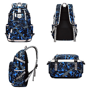 GUIVITU Kids Backpack for Girls School Bag Children Bookbag Casual Daypack with Lunch bag Set