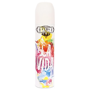 Cuba La Vida Eau De Parfum Spray | Fragrance for Women, 3/3 Ounce (I0080103)