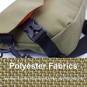 SUMGOGO Fashion Satchel Messenger Crossbody Sling Bag Shoulder Purse for Men Women, 13.1" Casual Sport Daypack Tote Backpack