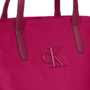 Calvin Klein Lina Nylon North/South Tote, Port