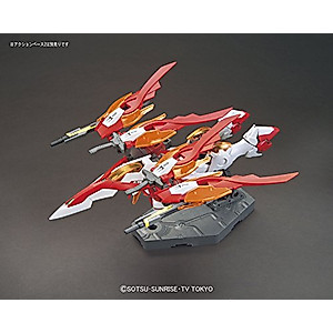 Bandai Hobby HGBF Wing Gundam Zero Flame (Honoo) Gundam Build Fighters Model Kit, 1/144 Scale