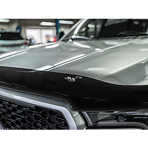 Auto Ventshade [AVS] Bugflector / Hood Shield | Dark Smoke | 23354 | Fits 2007 - 2013 Toyota Tundra, 2008 - 2022 Sequoia