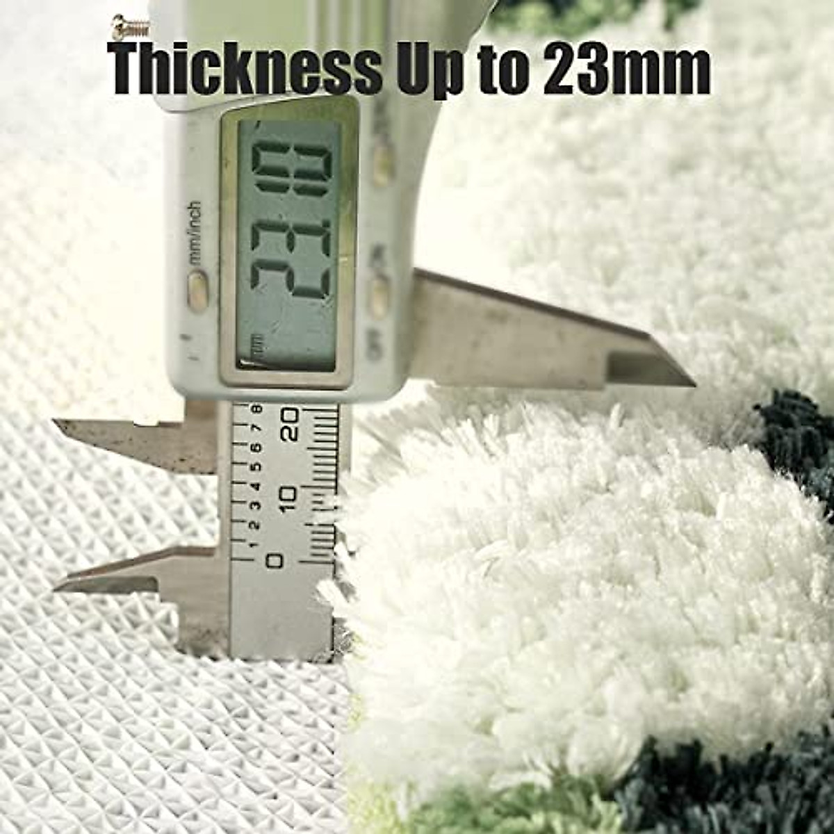 Moss Rug for Living Room Abstract 3D Mountains River Flowers Grass Moss Rug for Bedroom Aesthetic Decor, Indoor Floor Plush Shaggy Bedside Area Rug (Flowers & Grass,32x79in)