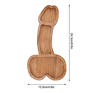 Trumpet Shape Charcuterie Boards, Composite Wood Aperitif Board Cheese Board Funny Gifts, Food Platter, Housewarming Gift, Large Cutting Boardb (Right)