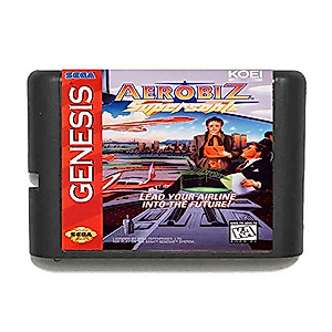 Aditi Aerobiz Supersonic NTSC-USA for 16 bit Sega MD game Cartridge Megadrive Genesis system