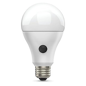 Feit Electric LED Built-in Battery Backup Intellibulb - A21 with an E26 Medium Base Light Bulb - 60W Equivalent - 15 Year Life - 800 Lumen - 2700K Soft White