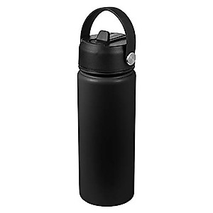 RRegeny Straw Lid for Hydro Flask Wide Mouth 32 40 oz, Straw Lids with Flexible Handle and Straws Compatible with HydroFlask, Replacement Sports Flex Cap Wide Mouth Top 32 40 oz