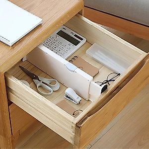 Kingrol 8 Pack 11-17 Inch Adjustable Drawer Organizers, Expandable Drawer Divider with Non-Slip End, Household Separators for Kitchen Utensils Dressers Clothes Craft Office Supplies