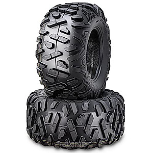 WANDA 26X10-14 UTV ATV Tires 6 Ply 26x10x14 Bighorn Style -Set 2-10184