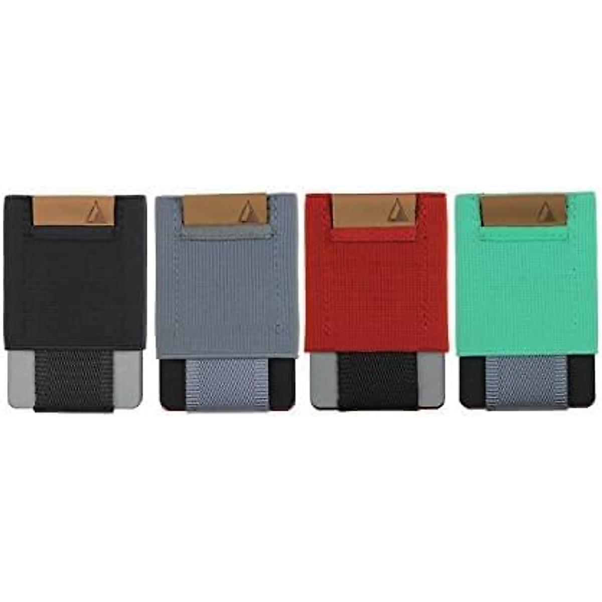 NOMATIC Minimalistic Wallet for Men and Women - Slim Wallet Fits In Front Pocket - Holds 4-15 Cards - Hidden Cash Holder and Key Holder Pocket (Black)