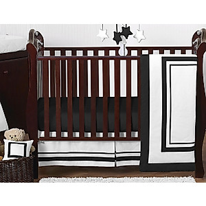 White and Black Hotel Fabric Memory/Memo Photo Bulletin Board by Sweet Jojo Designs