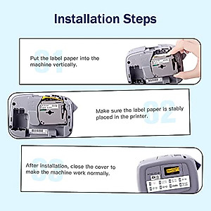 ISTAR Compatible Label Tape Replacement for Brother P-Touch M-K231 MK231 M231 M-K231S to use with Label Maker PT-M95 PT-90 PT80 PT70 PT-65, 0.47 Inch (12mm) x 26.2 Feet (8m), Black on White, 6-Pack