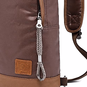 Urban Light Coated Canvas Sling Bag (Brown)
