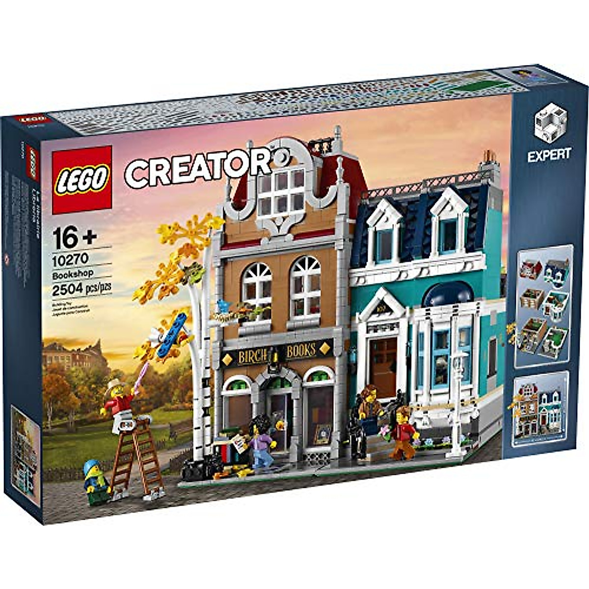 LEGO Creator Expert Bookshop 10270 Modular Building Kit, Big Set and Collectors Toy for Adults, (2,504 Pieces)