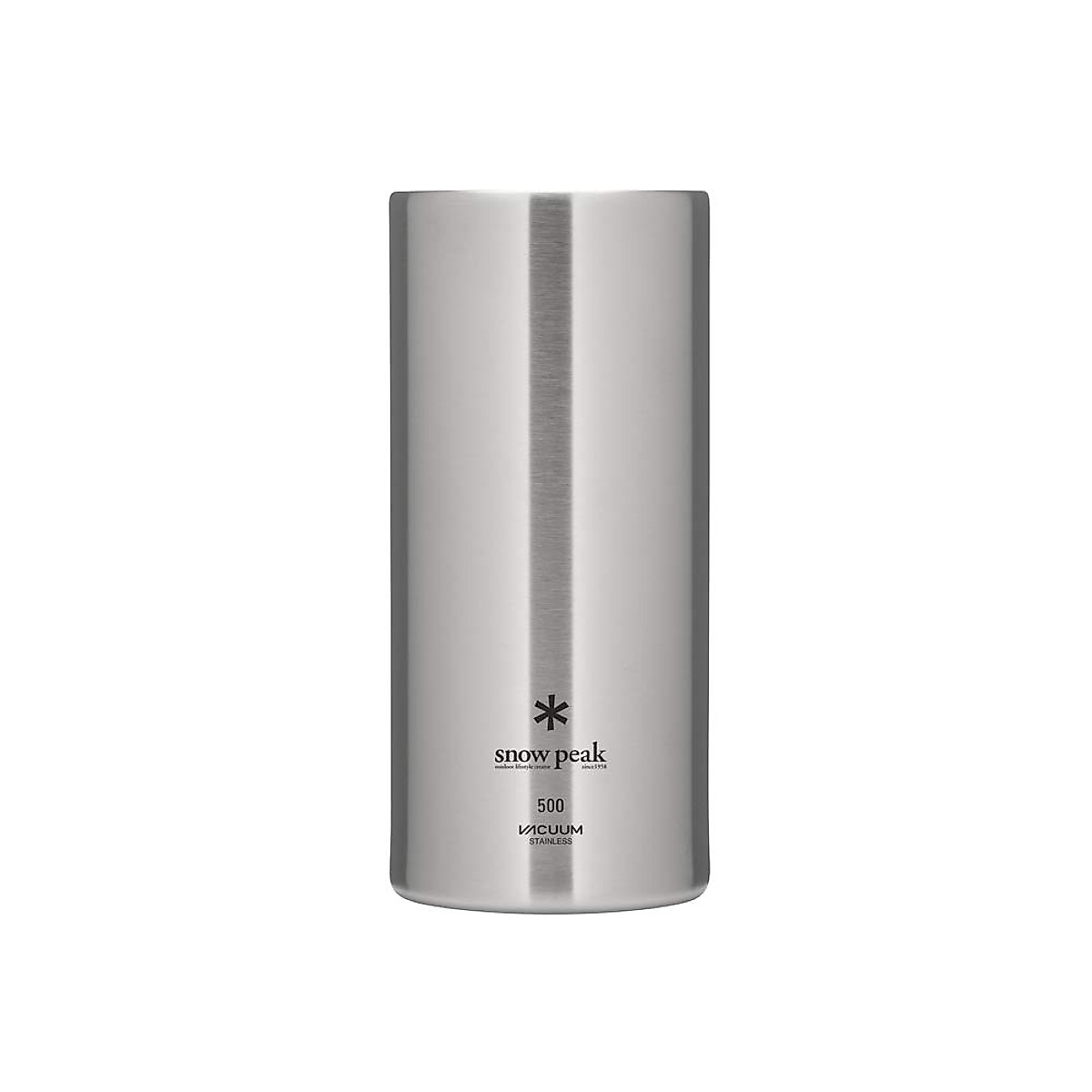 Snow Peak Shimo Can Cooler Vacuum-Insulated to Keep Canned Beverages Cold