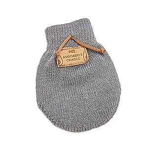 Wool Avocado's Keeper - Perfectly Ripen Avocado - Stocking Stuffer Cradle Ripener 5" H Ripen Your Avocado to Make Salads, Avocado Toast, Sandwich, Recipes, Great for Cooking, Baking, Gift (Mink Grey)