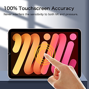 Fintie 2-Pack Tempered Glass Screen Protector for iPad Mini 7 (A17 Pro) 7th Generation 2024 / iPad Mini 6 (6th Generation 2021) 8.3 Inch - Anti Scratch Premium HD Clear, 9H Hardness Bubble Free