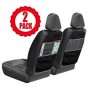 Graco 2 Pack Auto Seat Back Kick Protectors for Kids, Large Kick Mats for Car, Waterproof Automotive Car Back Seat Cover Protect from Dirt, Mud, Stains, Scratches, Fit Most Cars