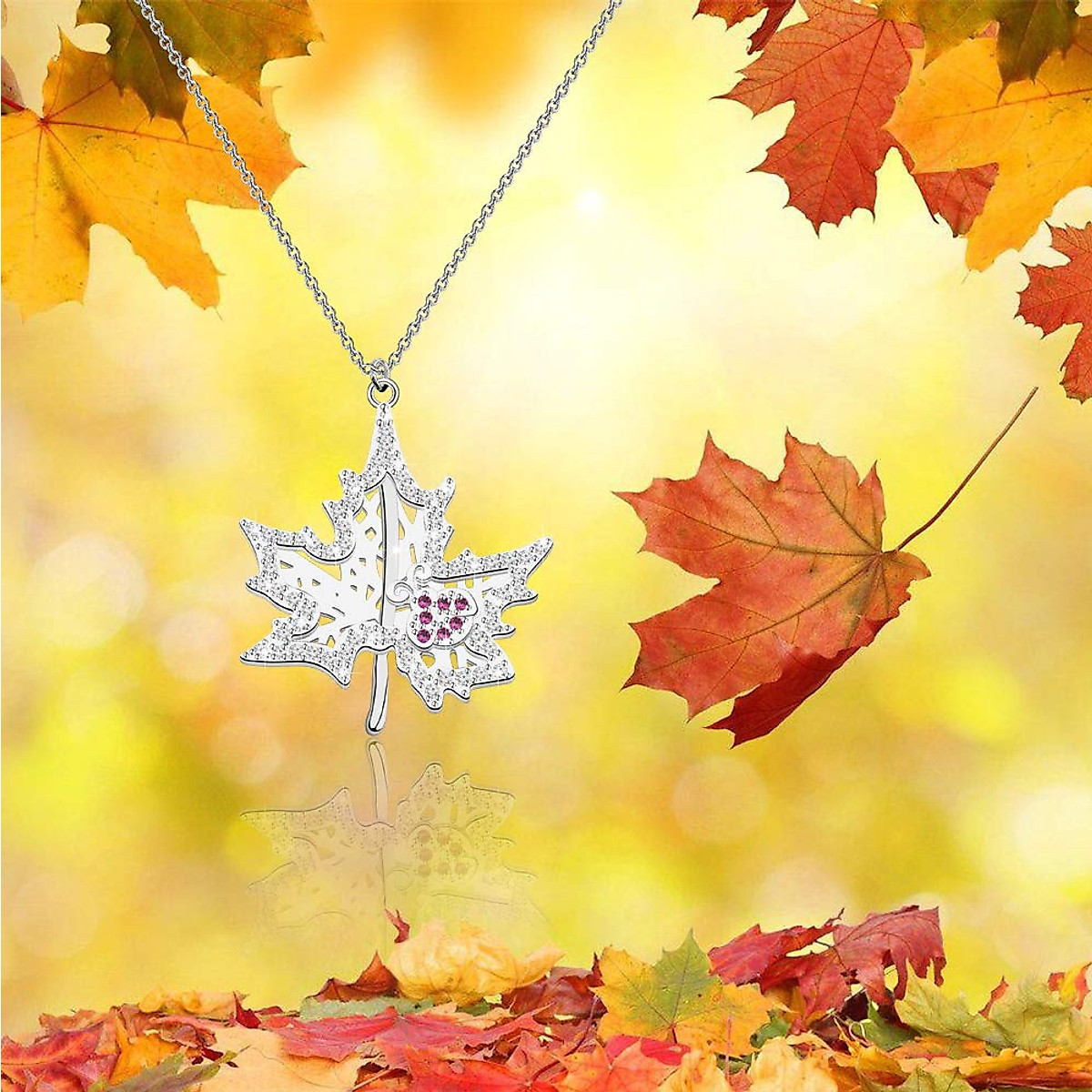 MAOFAED Maple Leaves Necklace (Maple Leaves NE)