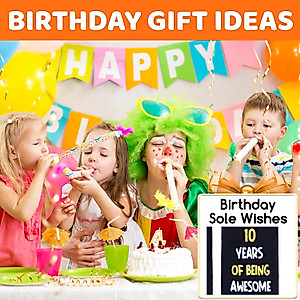 Zmart 10 Year Old Birthday Gifts for Boys - Socks for Tween Boys Girls Age 10, 10 Year Old Boy Gift Ideas, Presents for 10 Year Olds, Black