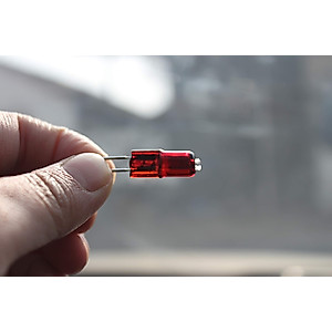 10W Halogen Bulbs G4 10W 12V Halogen Light Lamps G4 Base Halogen 10W 12 Volt T3 JC Lamp Halogen Bulbs Infrared Lights for Massage Chair Hair Dryer,G4 Bi-Pin Base,Low Voltage 12V, Red,10 Pack