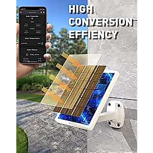 Solar Panel for Google Nest Camera, Camera Solar Panel Charger Work for Google Nest Cam(No Camera)