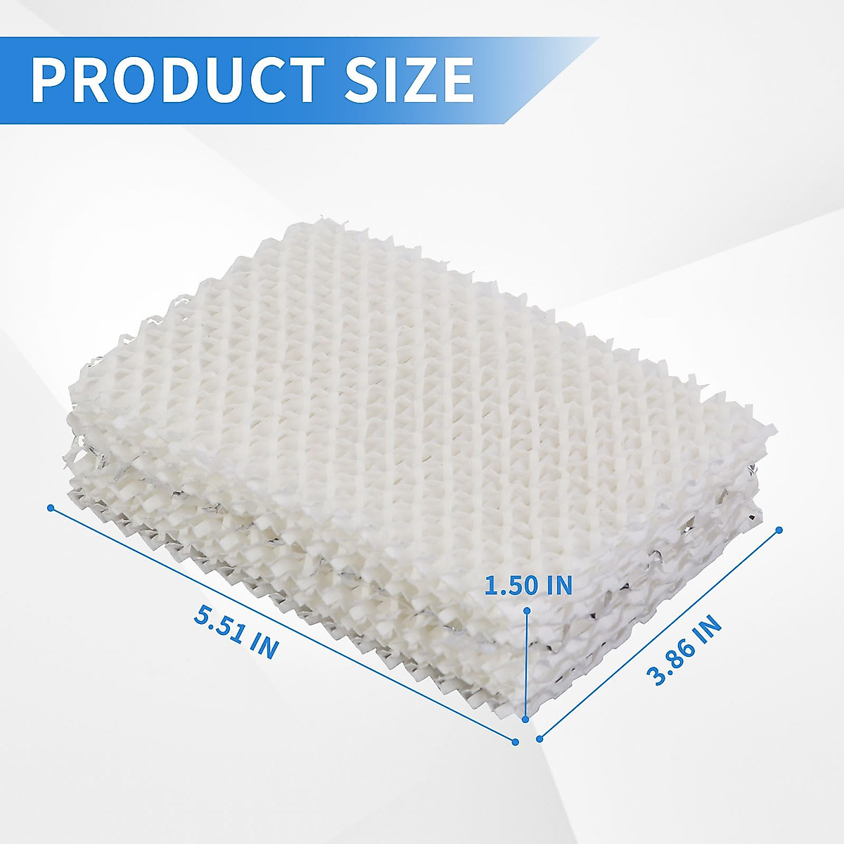 Fbzrnik WF813 Humidifier Filter Replacement for Equate EQ-2119-UL EQWF813, Relion RCM-832 RCM-832N, ProCare PCWF813 PCWF-813 PCCM-840 PCCM-832N Cool Mist Humidifiers Wick Filters (2 Pack)