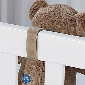 Cinch by dexbaby Plush Mini Bear - Sleep Aid Womb Sound Soother w/ Playard and Crib Attachment