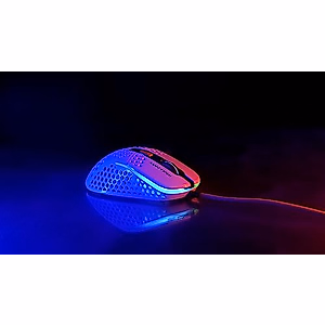 XTRFY M4 RGB, Ultra-Light Wired Gaming Mouse, Ergonomic Design for Right-Handers, Pixart 3389 Sensor, Adjustable RGB Lighting, Tokyo (Limited Edition)