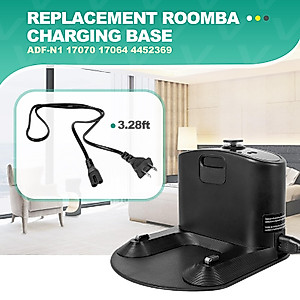 FILTERUP Charger Dock, Charging Base, Docking Station Compatible with Roomba 500 600 700 800 900 Series e5 e6 i1 i3 i4 i6 i7 i8 Charger Replace# ADF-N1 17170 17064 4452369