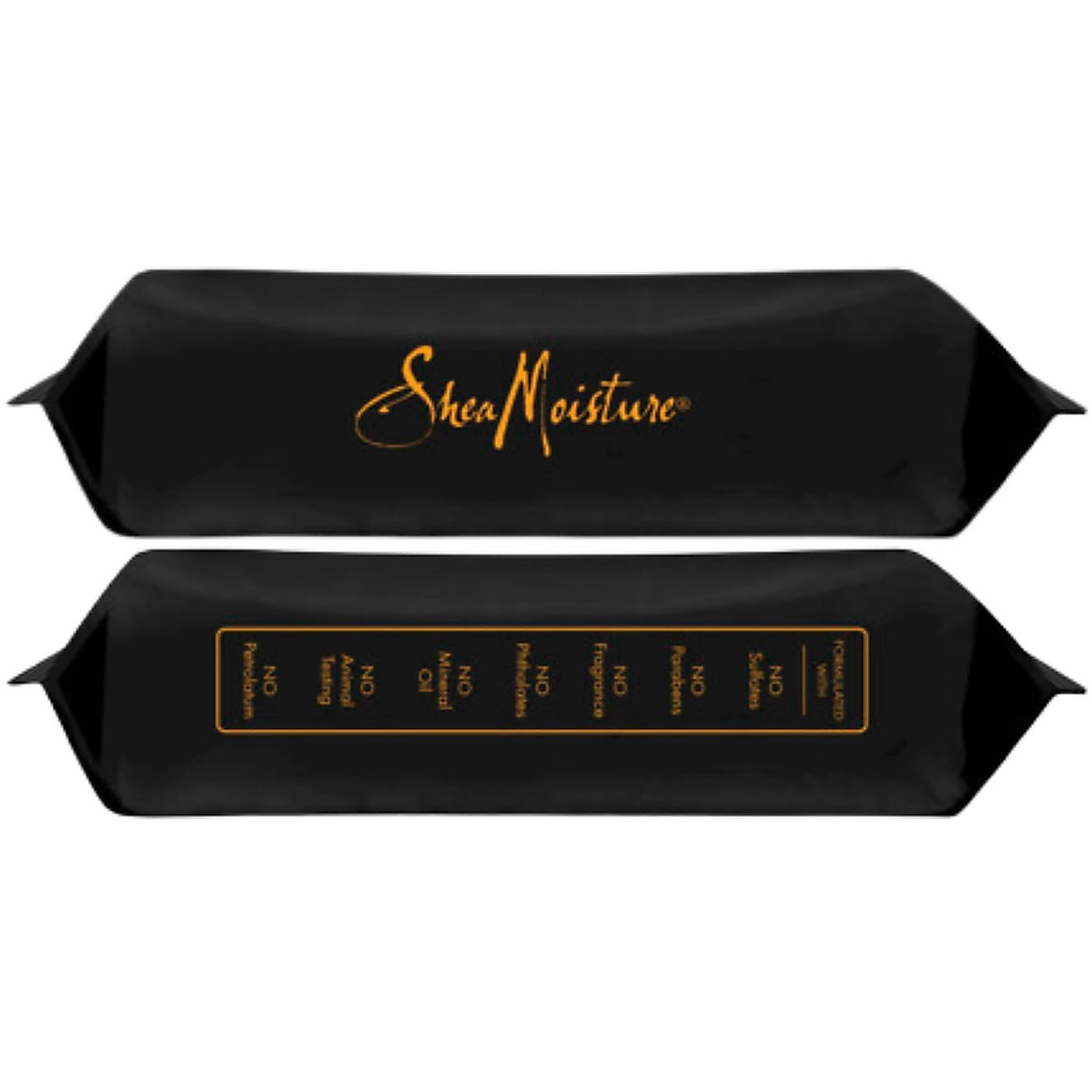 Shea Moisture Makeup Remover Face Wipes, African Black Soap, With Tea Tree Oil & Calendula, Removes Makeup & Dirt to Clarify Oily Blemish Prone Skin, Pack of 2, 30 Wipes Per Pack