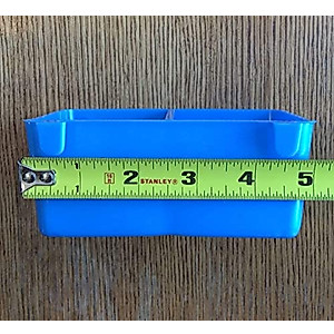 Cage Cups Divided 1 Pint (16 oz) Hanging Feed & Water Cage Cups for Poultry Chicken Parrot Hamster (24)