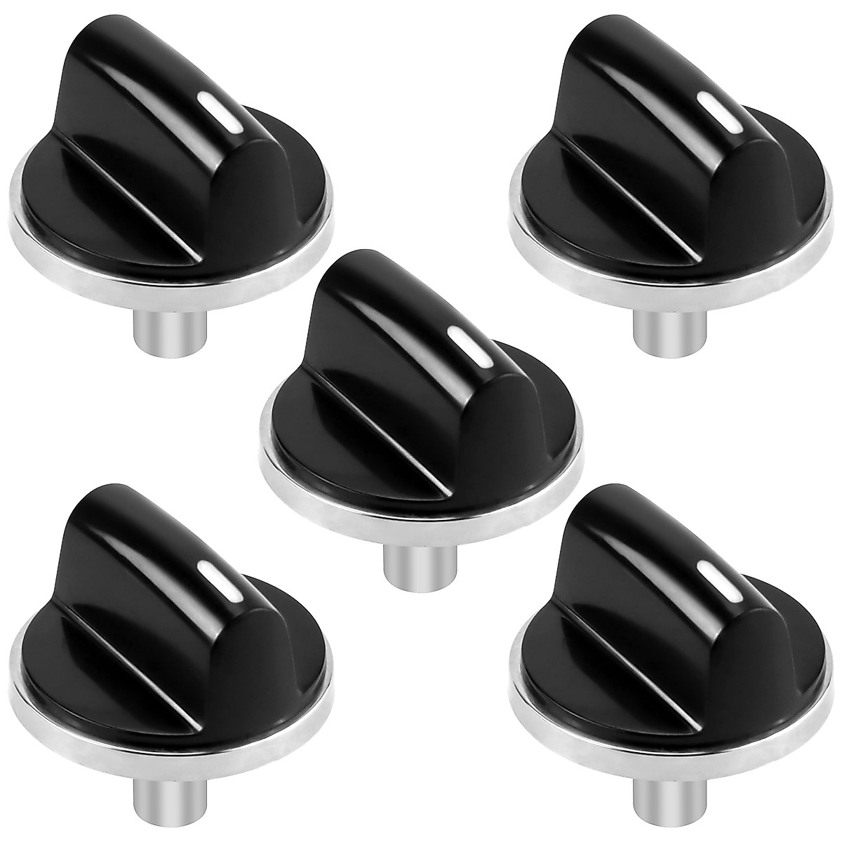 AMI PARTS 00650847 Knobs Cooktop Stove Knobs Fit for BOSCH Stove Knobs, Replace 00650847 650847 1999734 AH3480601 Range Oven Gas Stove Knobs (5 pcs)